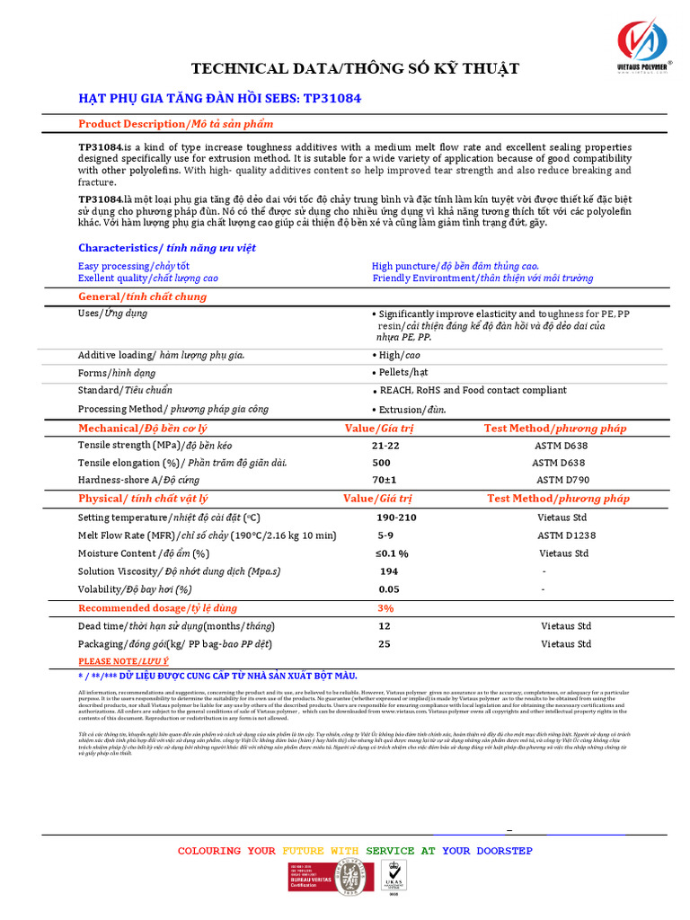 Va-Qaqc-F12 TDS H T PH Gia Tăng Đàn H I Sebs-Tp31084-20241001 | PDF