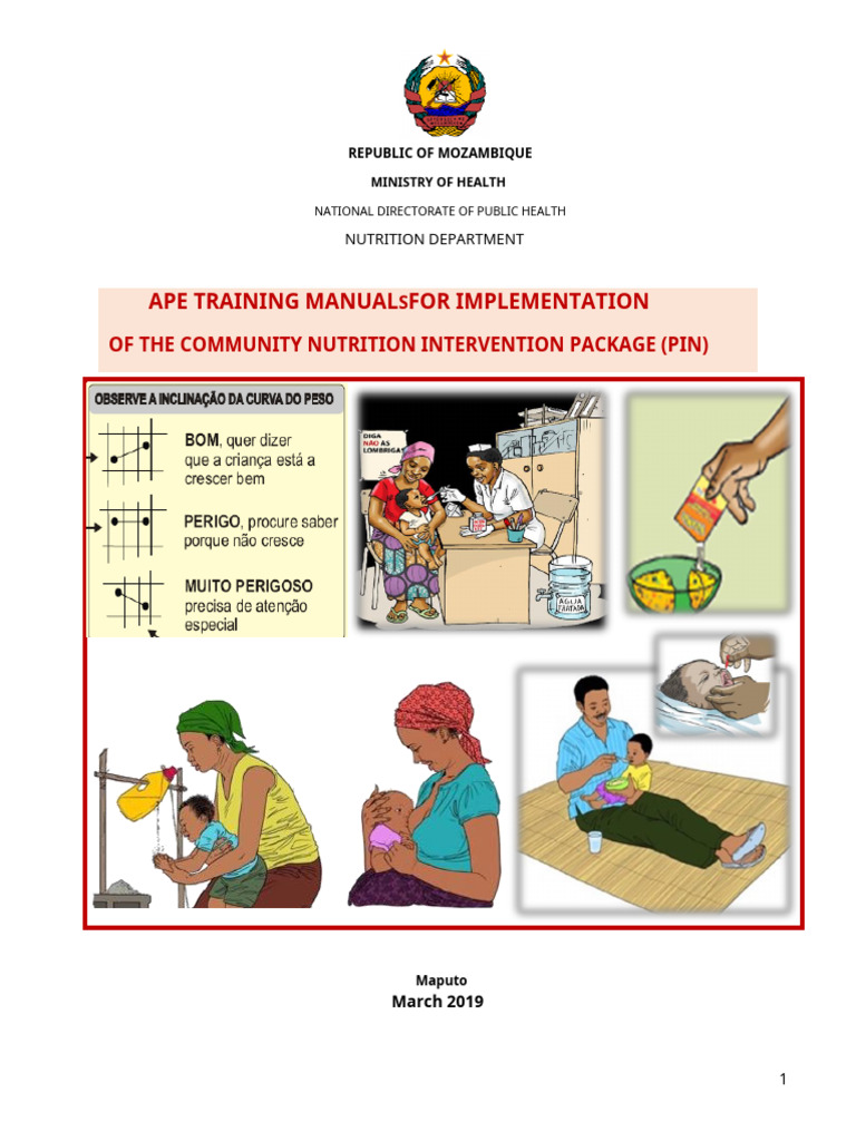 Nutrition Training for Health Agents | PDF | Malnutrition | Notebook