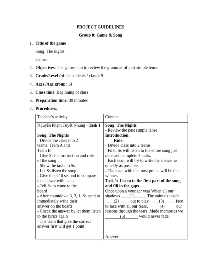 PROJECT-GUIDELINES | PDF