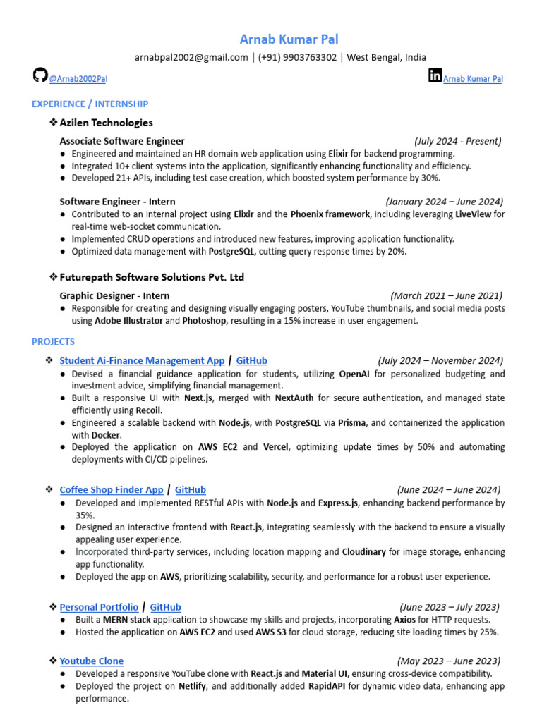 ComputerResume | PDF | Computing | Software