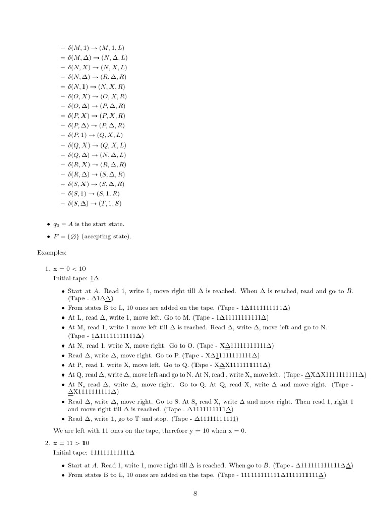 Automata Assignment 2-8-14 | PDF | Computing | Theory Of Computation