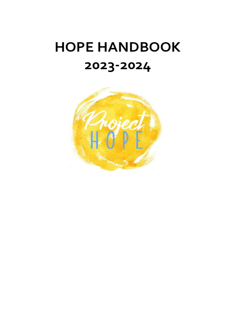 HOPE Handbook 2023-2024 | PDF | Shock (Circulatory) | Hypertension