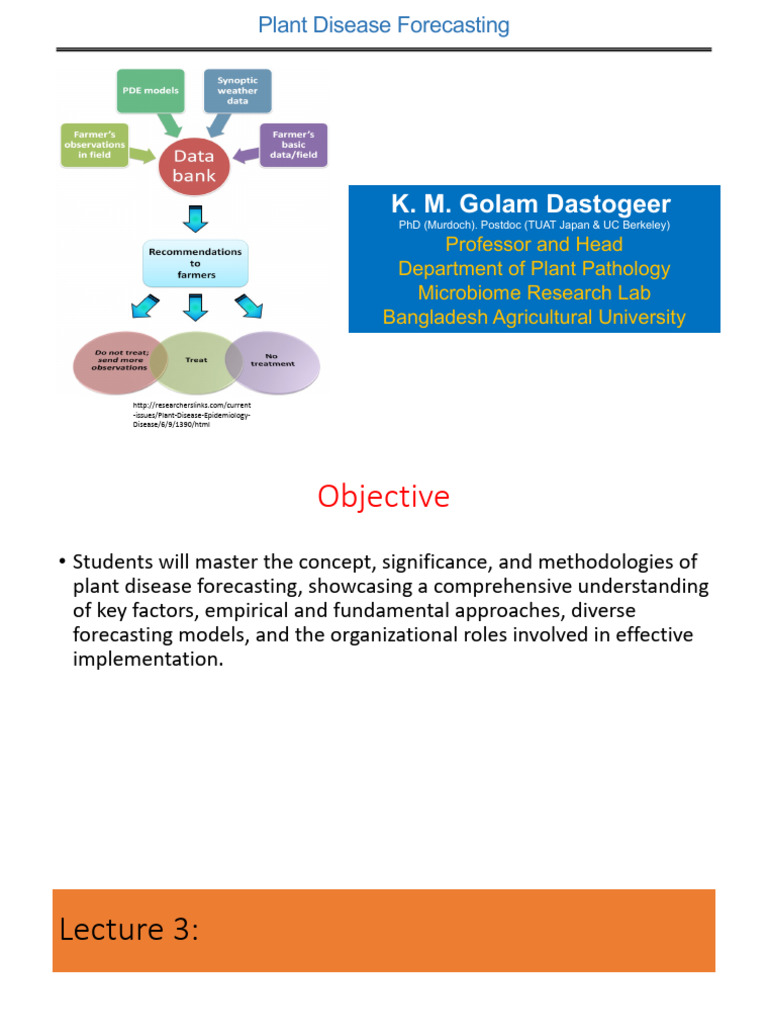 Plant Disease Forecasting 3 | PDF | Forecasting | Geographic ...