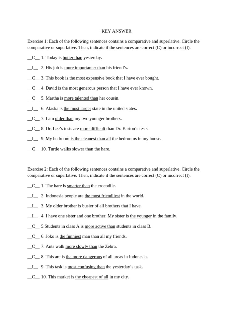 KEY ANSWER | PDF | Verb | Linguistics