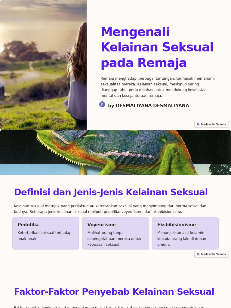 Mengenali Kelainan Seksual Pada Remaja | PDF