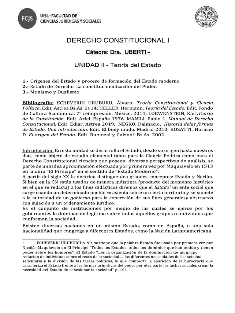 Unidad 2 Consti | PDF