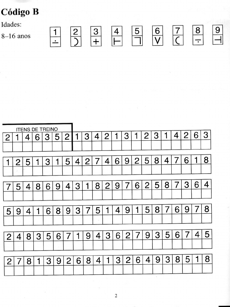 Codigo B - Wisc IV | PDF