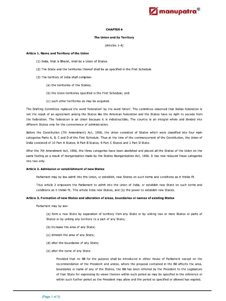 Const. Law (Ch-4) | PDF