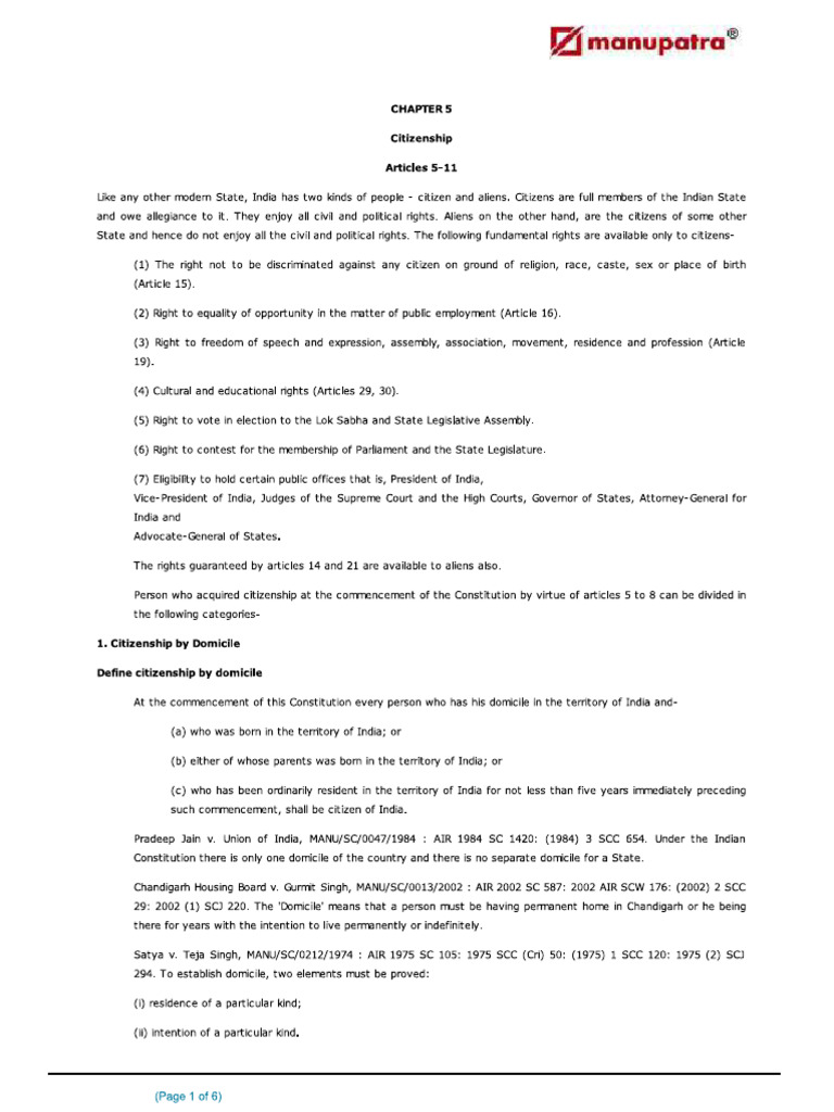 Const. Law (ch-5) | PDF