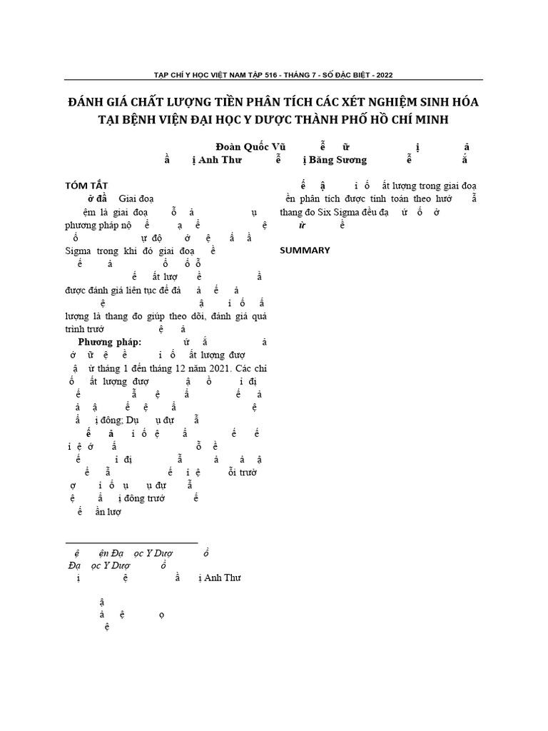 Yhvn t7-22 Dhyd Hcm-2829-5255_văn Bản Của Bài Báo | PDF