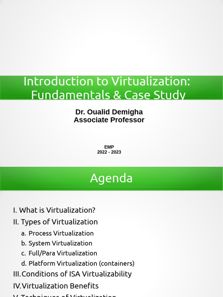 Virt Pdf Virtual Machine Operating System