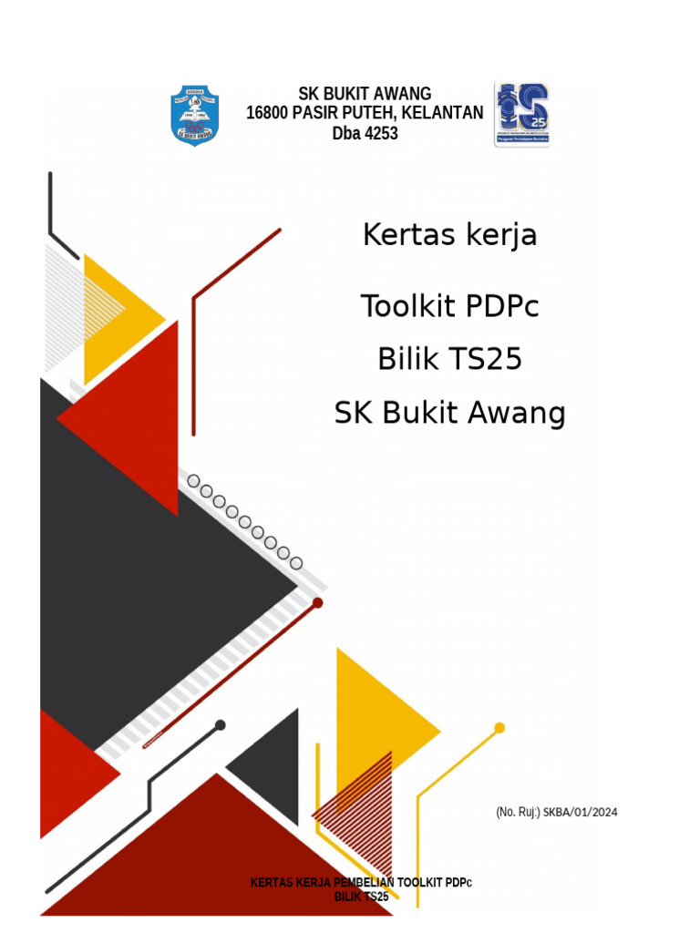 KERTAS KERJA TOOLKIT KELAS TS25 | PDF