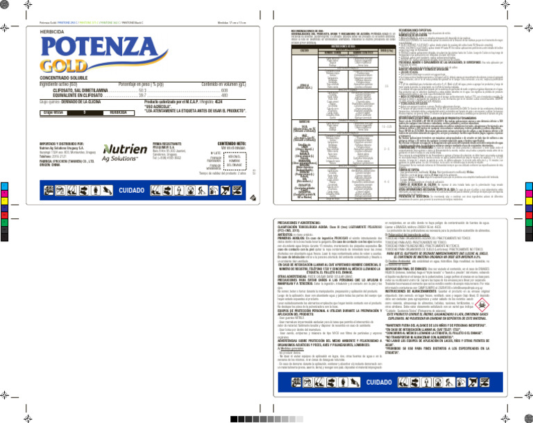 POTENZA GOLD Libro Generica Iprochem V19 | PDF | Agua