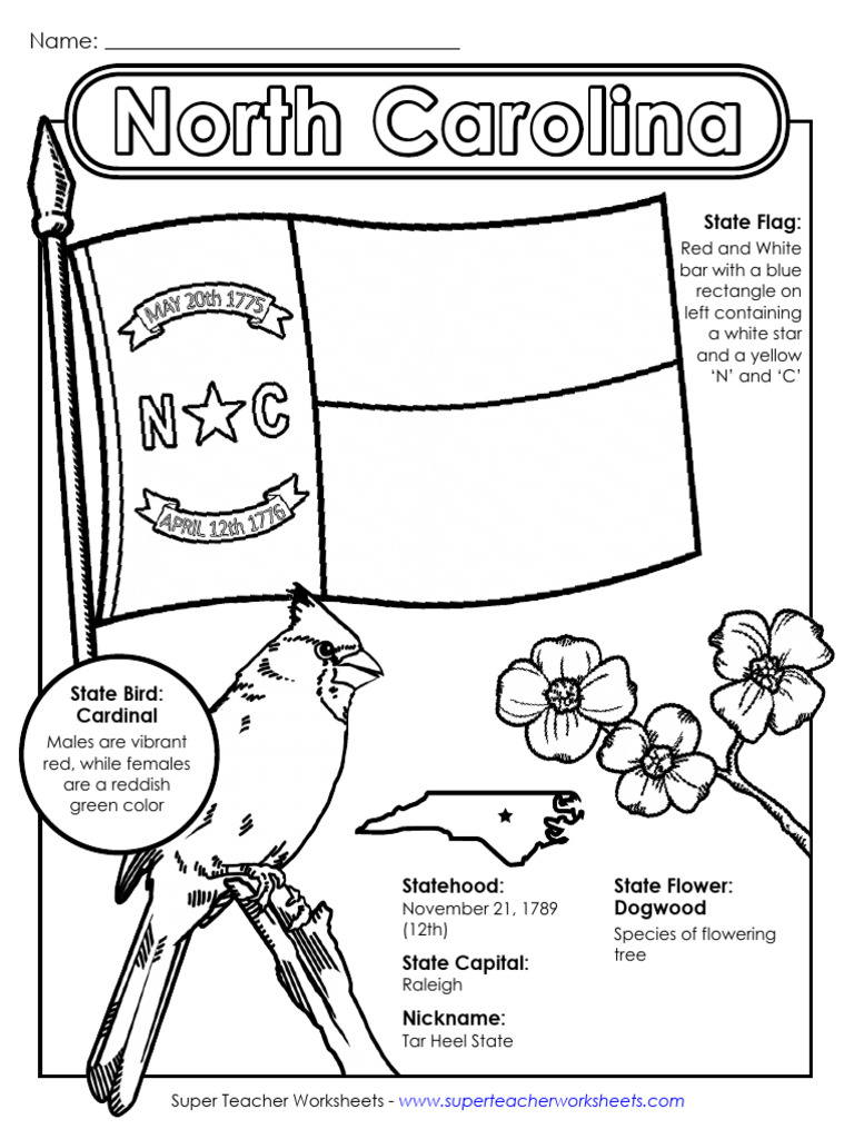 North Carolina State Symbols Color - OLDNO | PDF