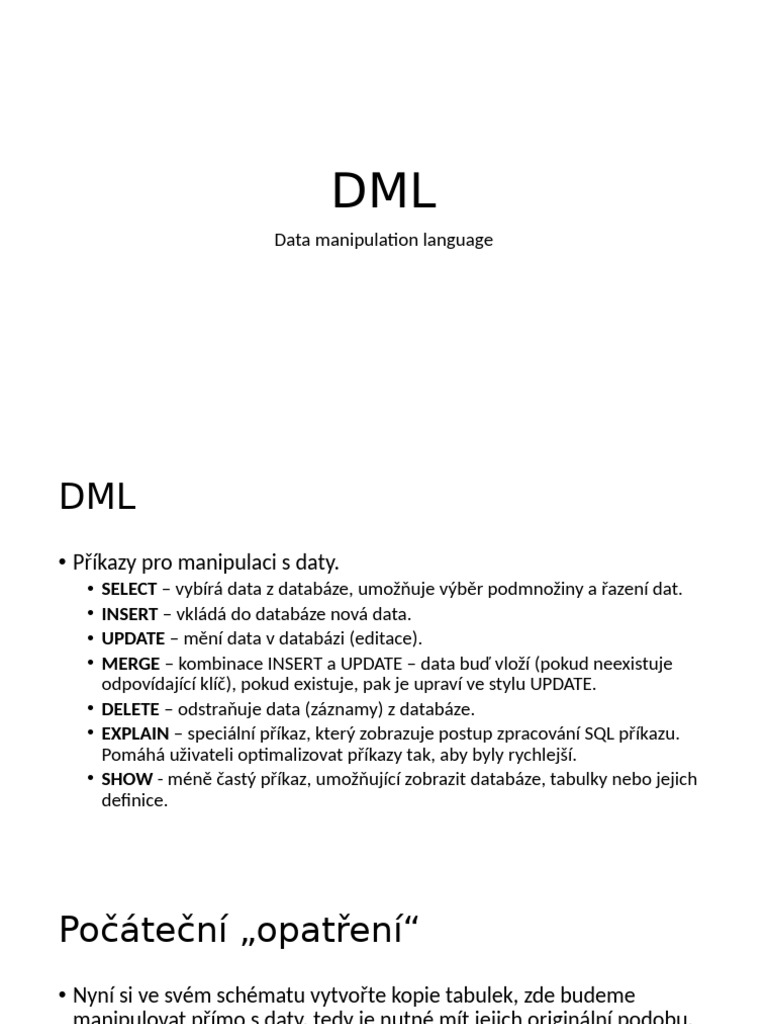 Dml | PDF