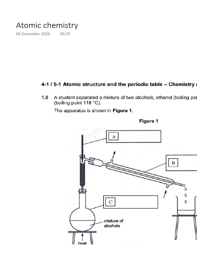 Atomic Chemistry | PDF