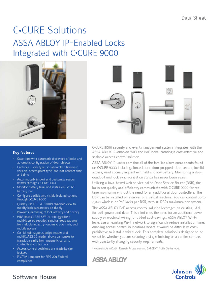assa-abloy-ip-enabled-locks_ds_r03_hs_en | PDF | Computer Networking ...