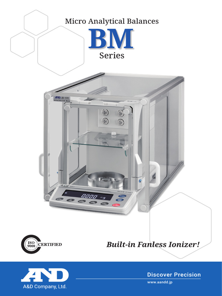 MICROBALNZA AND - BM - Series - Micro - Analytical - Balances | PDF ...