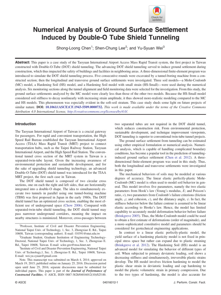 214-Numerical Analysis of Ground Surface SettlementInduced by Double-O ...