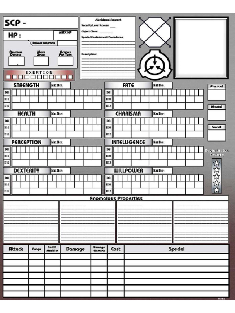 RPG SCP | PDF