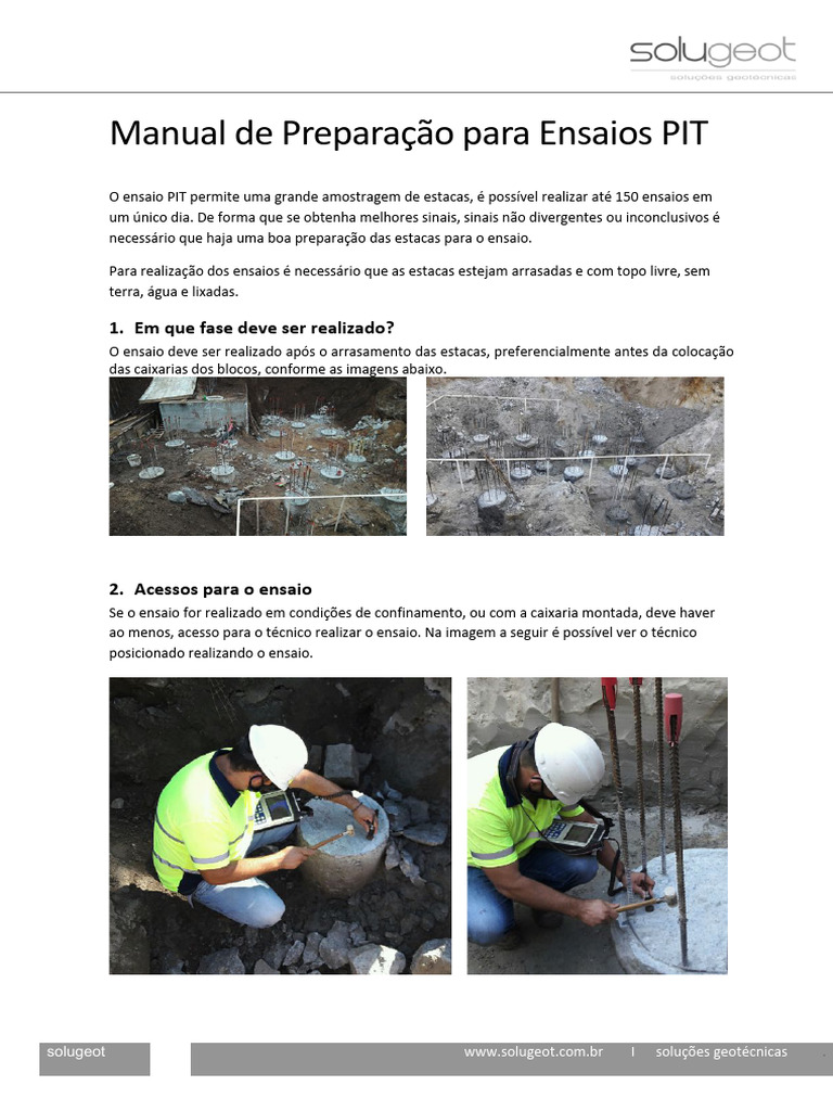 Preparação PIT | PDF