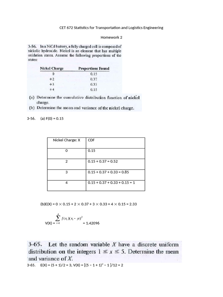 HW2+Solution | PDF