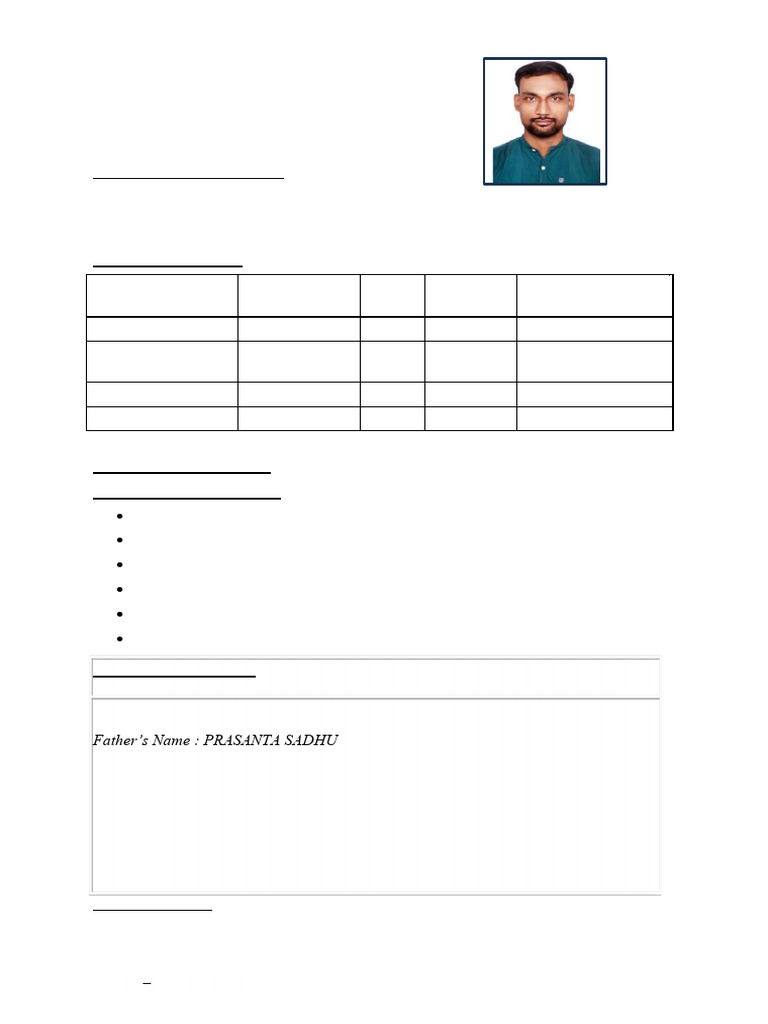 Souvik Sadhu Resume | PDF