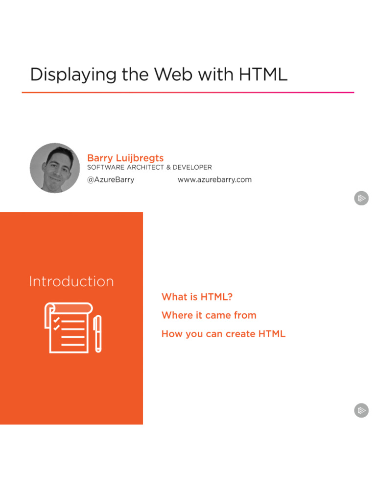 02 Displaying the Web With HTML Slides | PDF