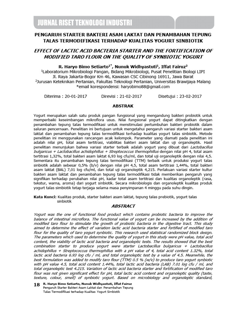 pembuatan yogurt dan analisis kadar asam laktat 1.2 | PDF