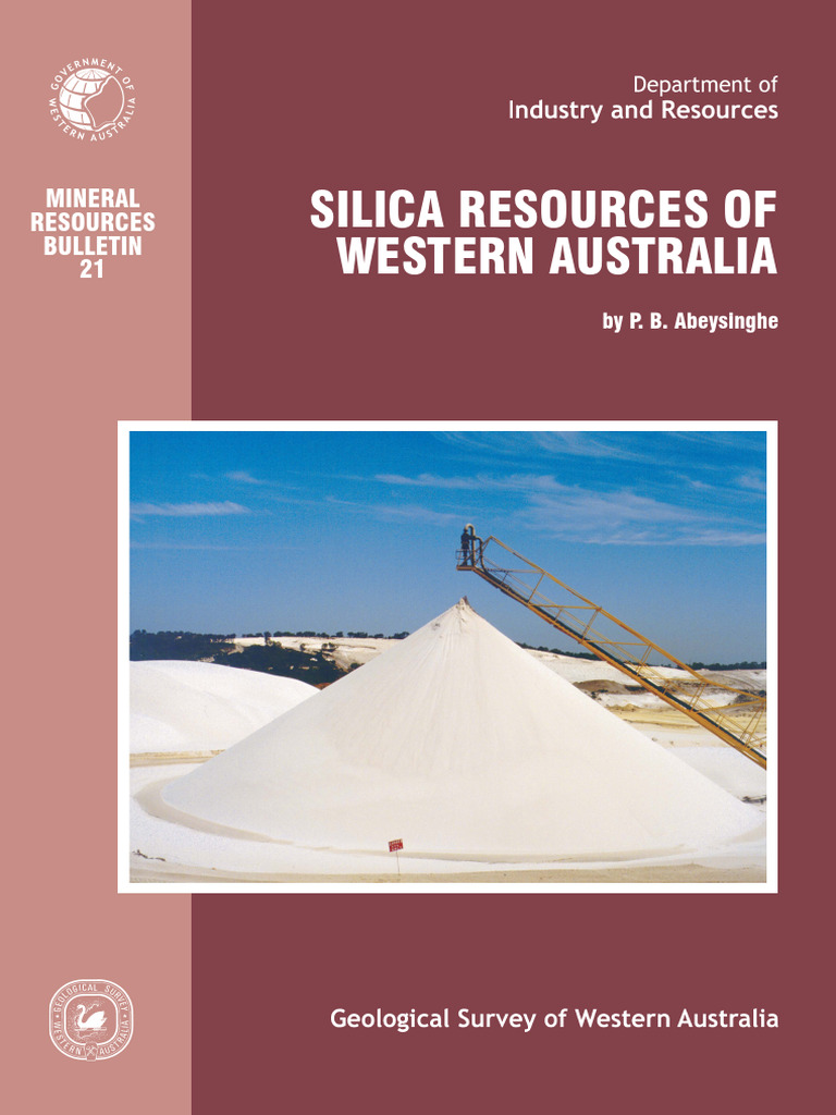 Silica Resources of Western Australia | PDF | Quartz | Sand