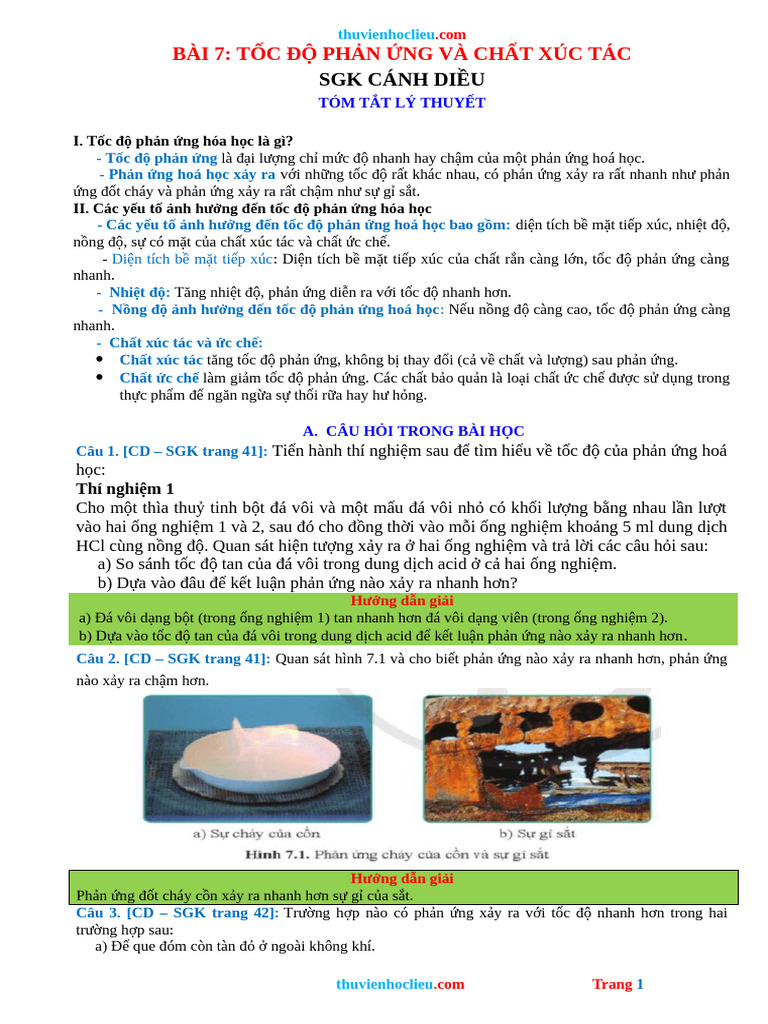 thuvienhoclieu.com-Chuyen-de-KHTN-8-Canh-dieu-bai-7 | PDF