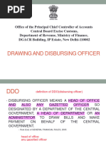 Role of DDO in Govt | PDF | Cheque | Payments