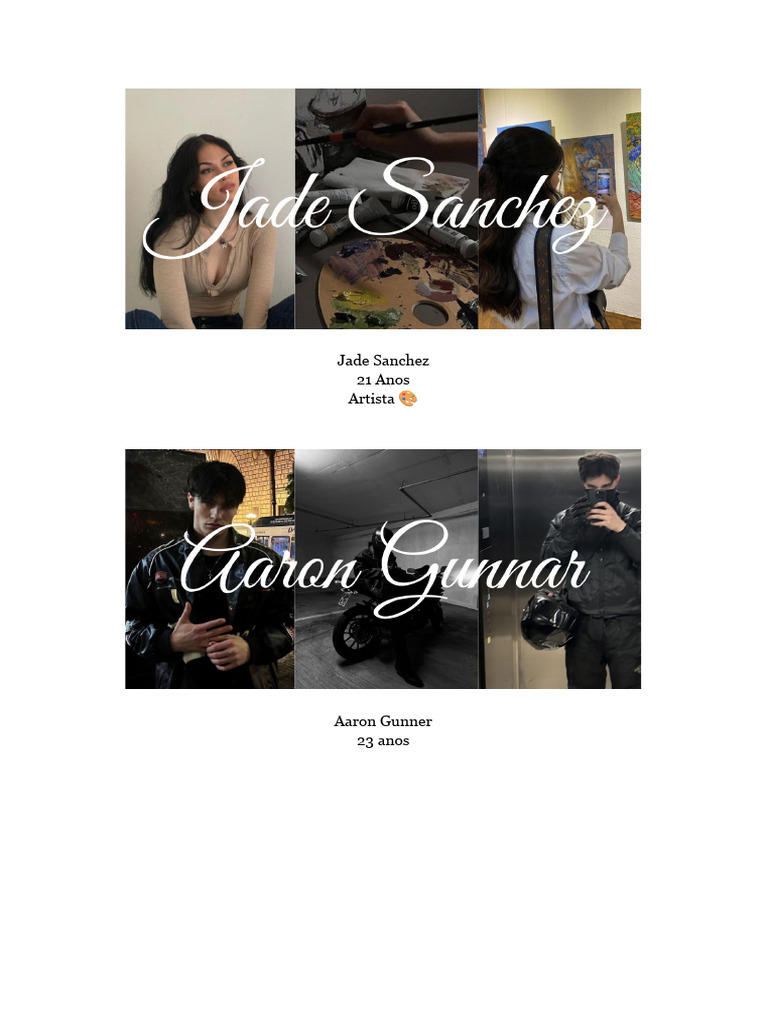 Cast Dos Personagens | PDF