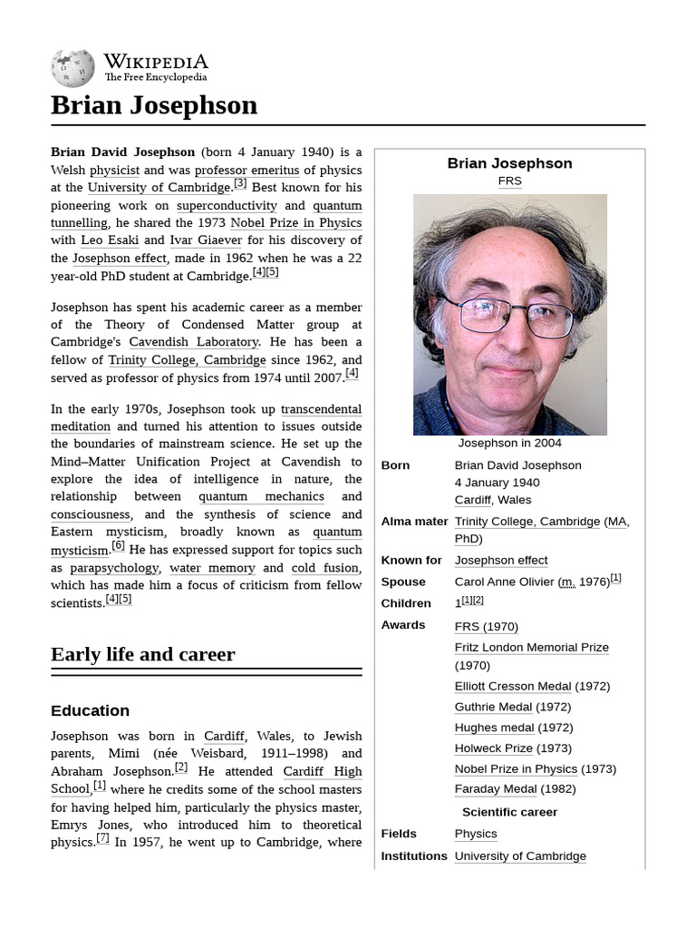 Brian_Josephson | PDF