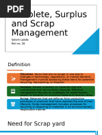 Excess and Obsolete Inventory Policy | PDF | Inventory | Debits And Credits