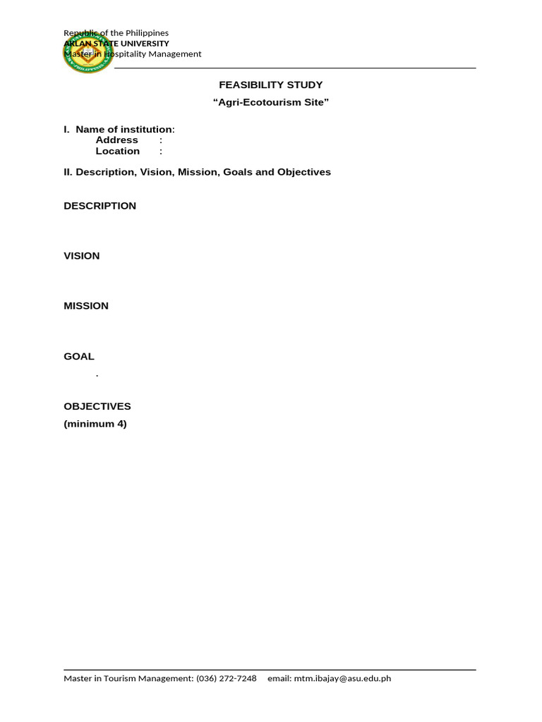 Feasibility Study Pdf