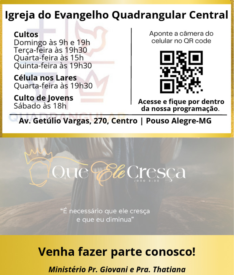 Panfleto Igreja 2025 - 20241118 - 172323 - 0000 | PDF