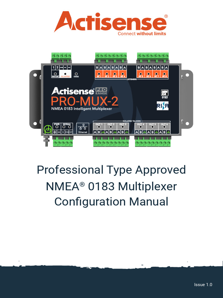 PRO MUX 2 Configuration Manual Issue 1.0 | PDF | Computer Network | Input/Output