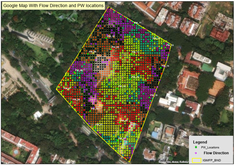 Google Map of PW Locations and Flow | PDF | Geographic Data And Information