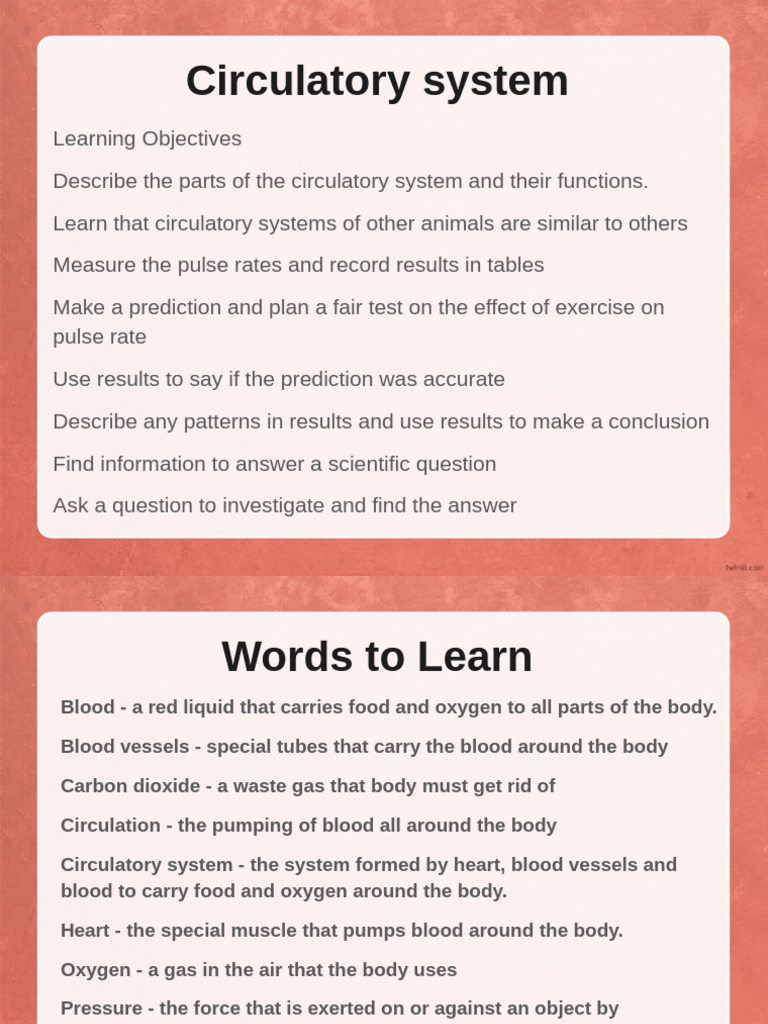 Circulatory System-1(answer) | PDF | Lung | Heart