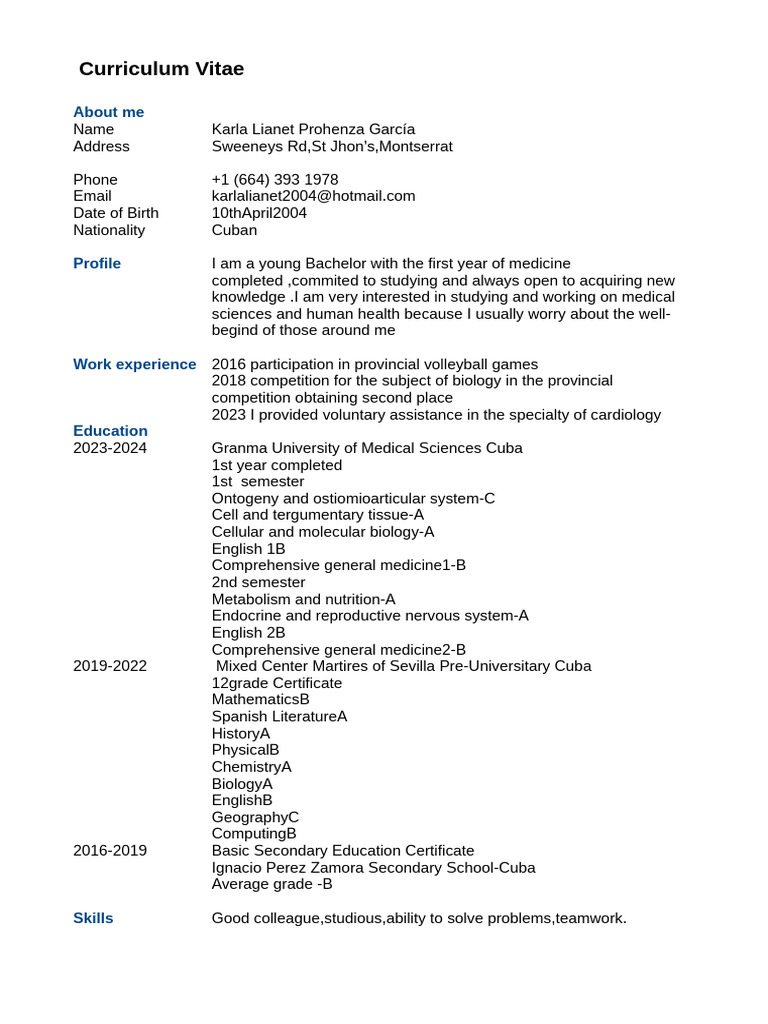 Mi CV | PDF