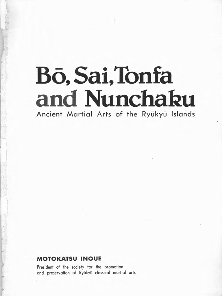 Ryukyu Kobujutsu KARATE | PDF