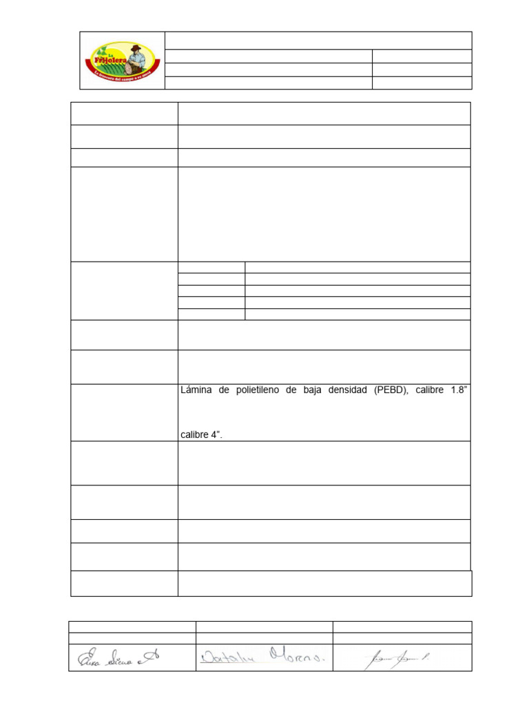 FT Frijol Rojo - La Frijolera | PDF | Color | Frijol