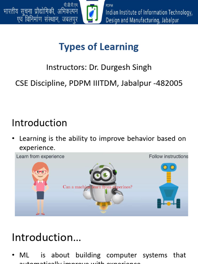 Lecture 2 | PDF | Machine Learning | Learning