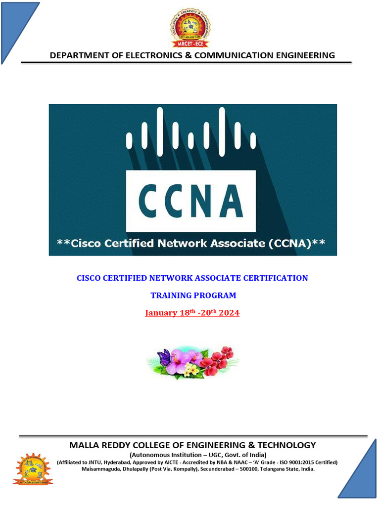 10.CCNA Report | PDF | Computer Network | Cisco Certifications