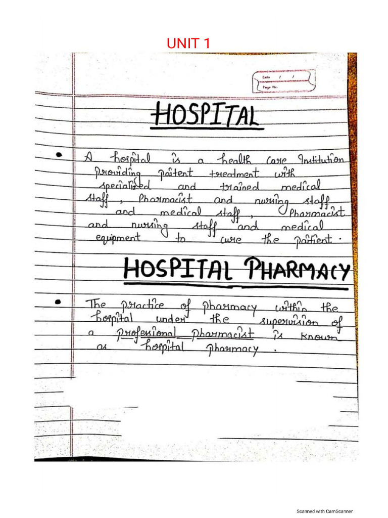 Handwritten PRP U 1 NOTES | PDF