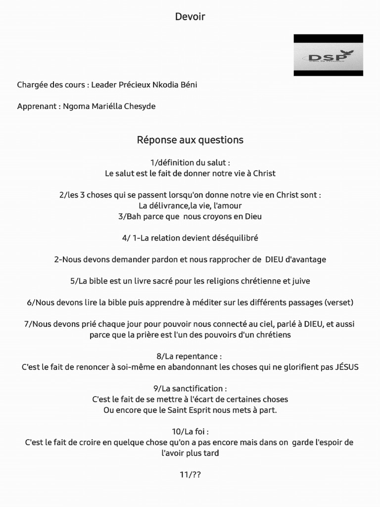 Devoirs - 240318 - 202728 | PDF