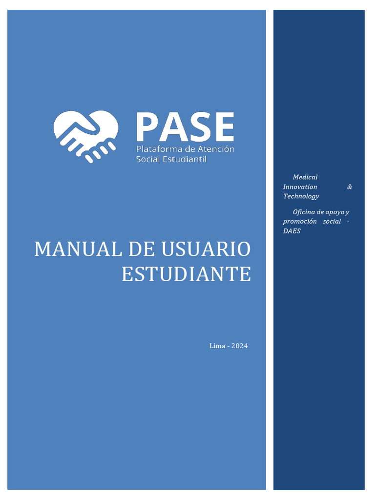 Manual-de-usuario-estudiante-PASE-08.24 | PDF | Contraseña | Software