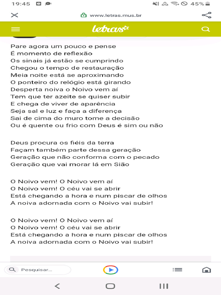 letra do hino | PDF