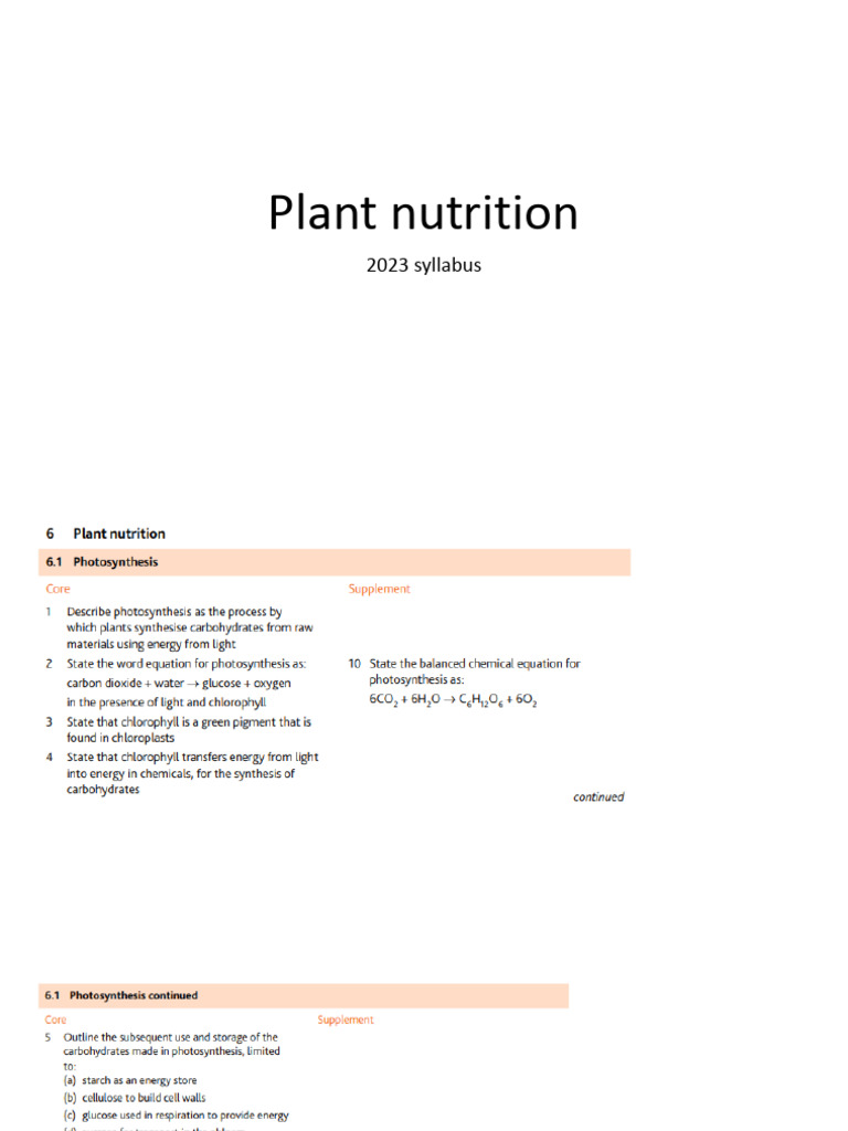 Plant nutrition ppt | PDF | Fertilizer | Stoma